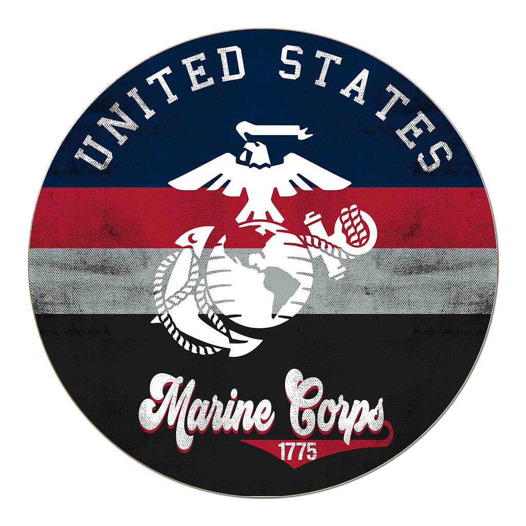 USMC Retro 20 x 20 inch Wood Sign - Made In The USA — 7.62 Design