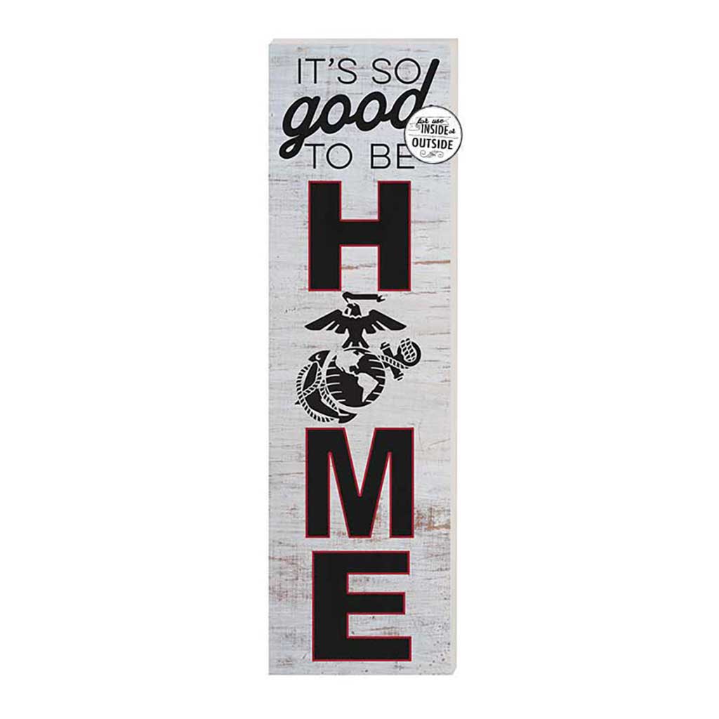 USMC Good To Be Home 10 x 35 inch Indoor Outdoor Sign — 7.62 Design