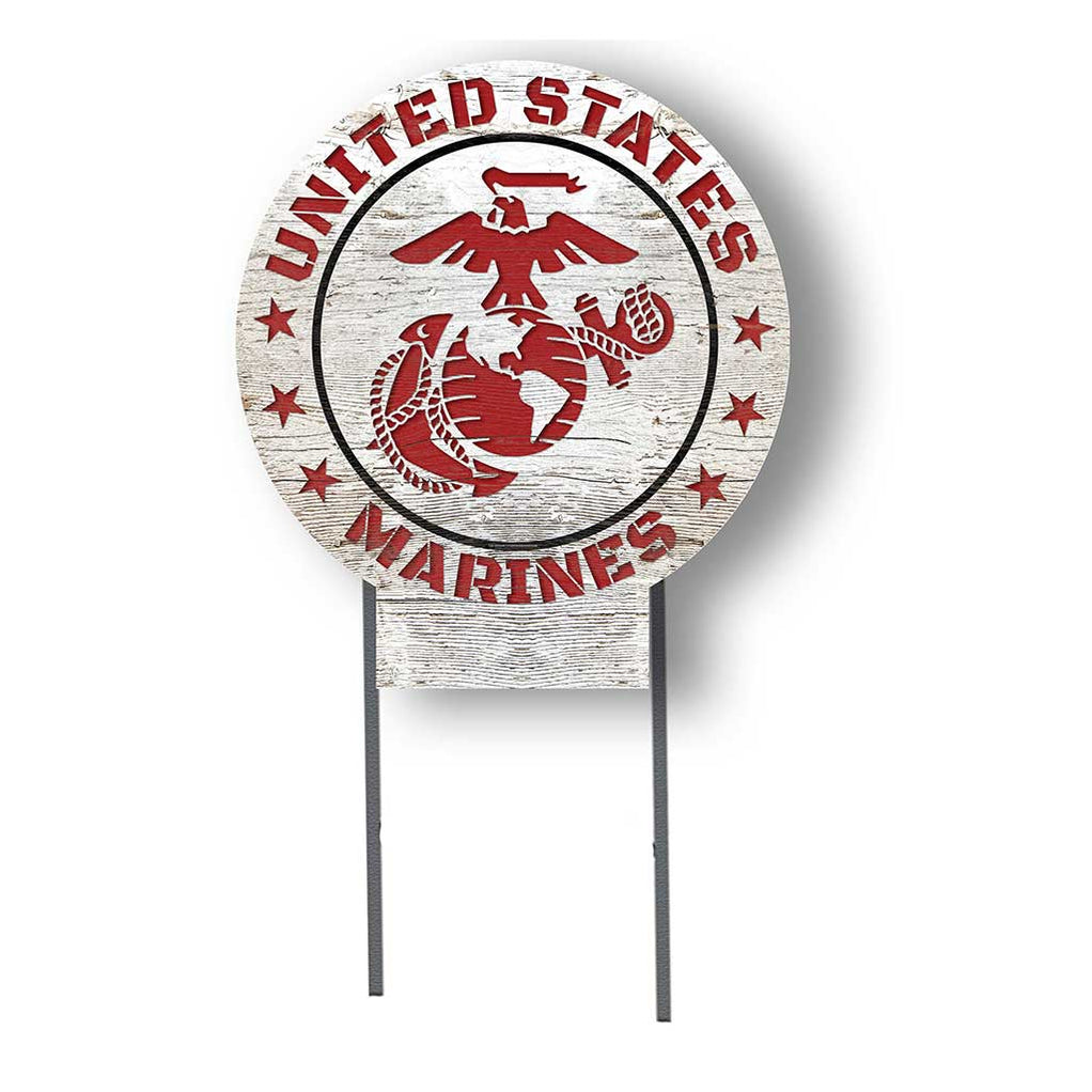 USMC Paint 20 x 20 inch Yard Sign — 7.62 Design