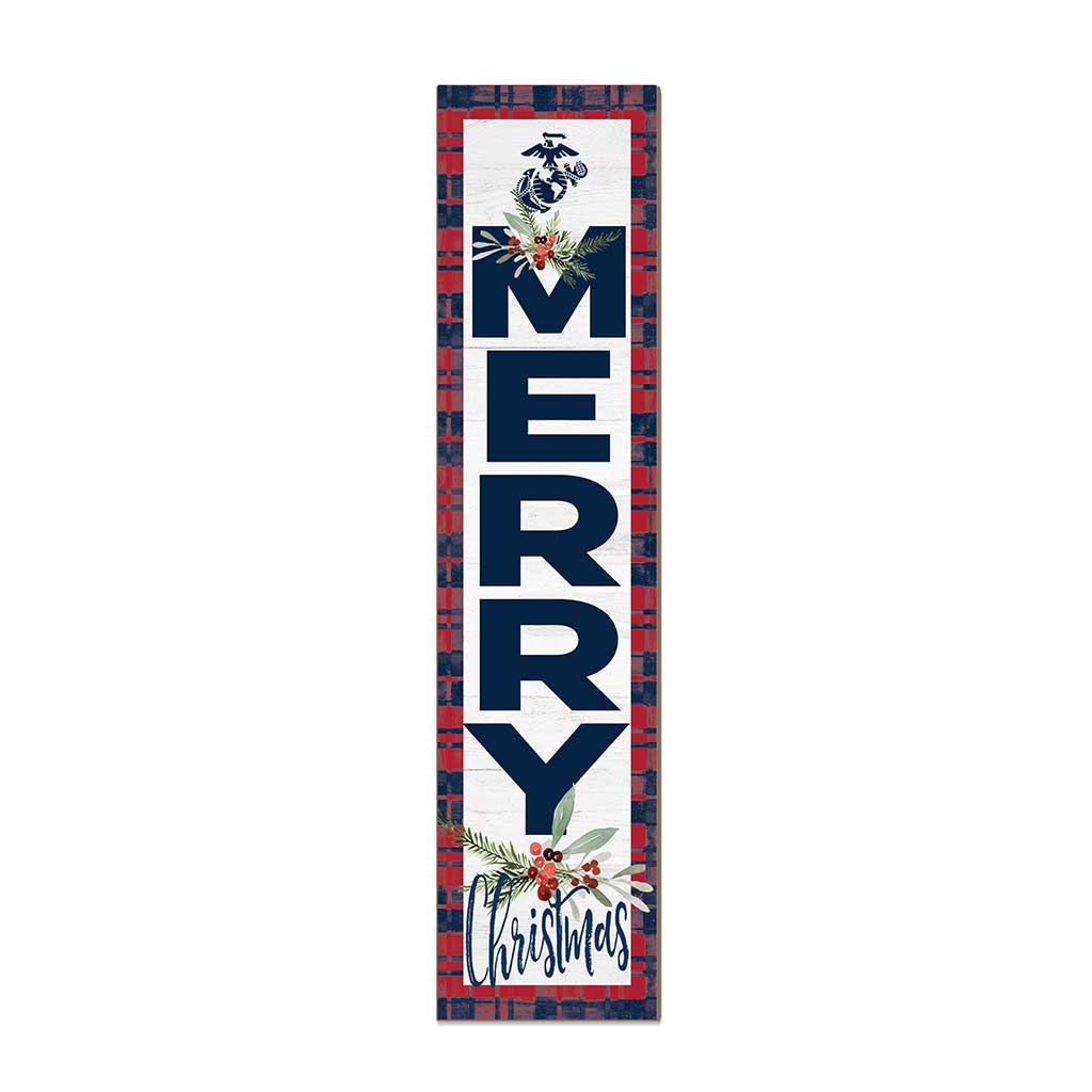 USMC Merry Christmas 11 x 46 inch Indoor Outdoor Sign — 7.62 Design