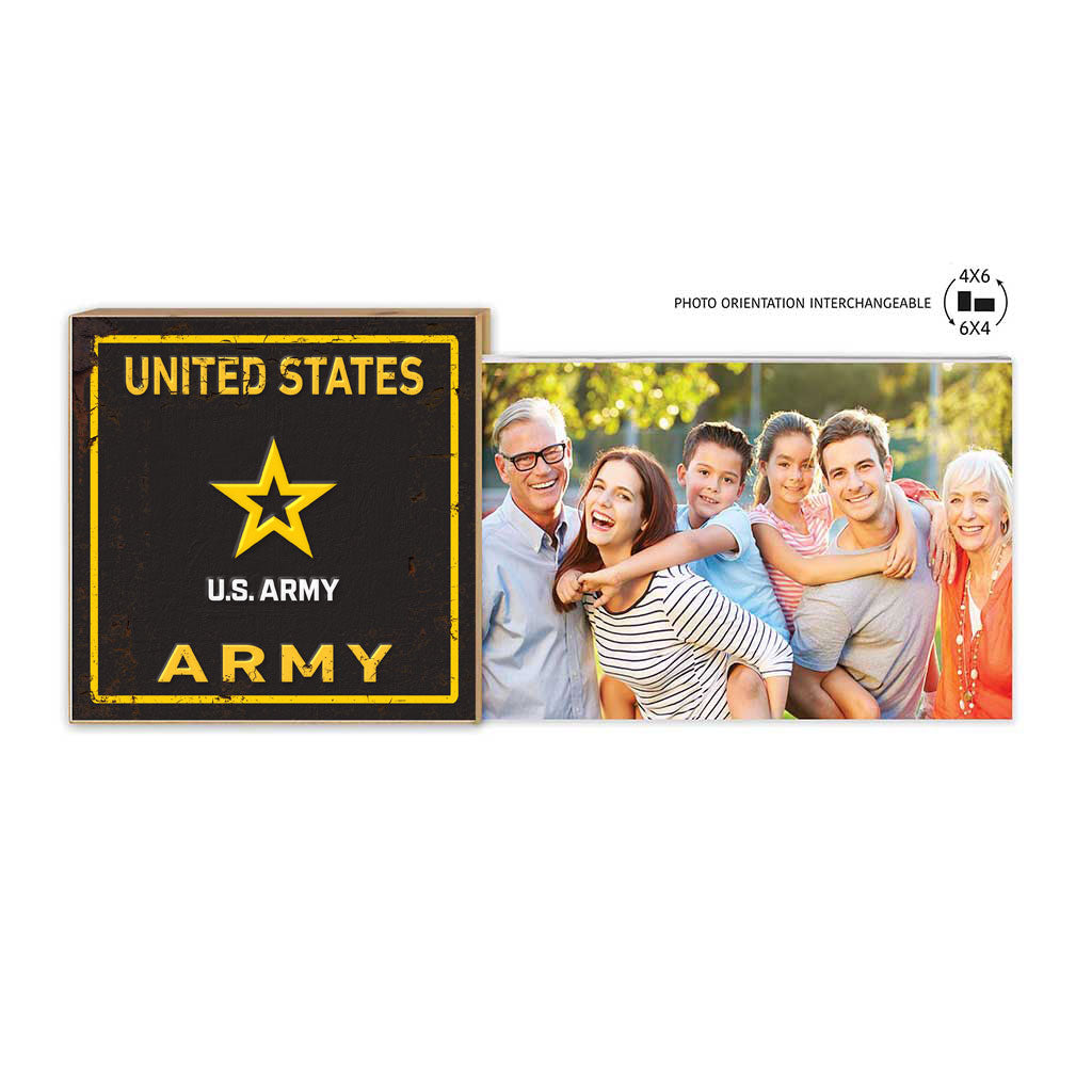 U.S. Army Floating Picture Frame Faux Rusted — 7.62 Design
