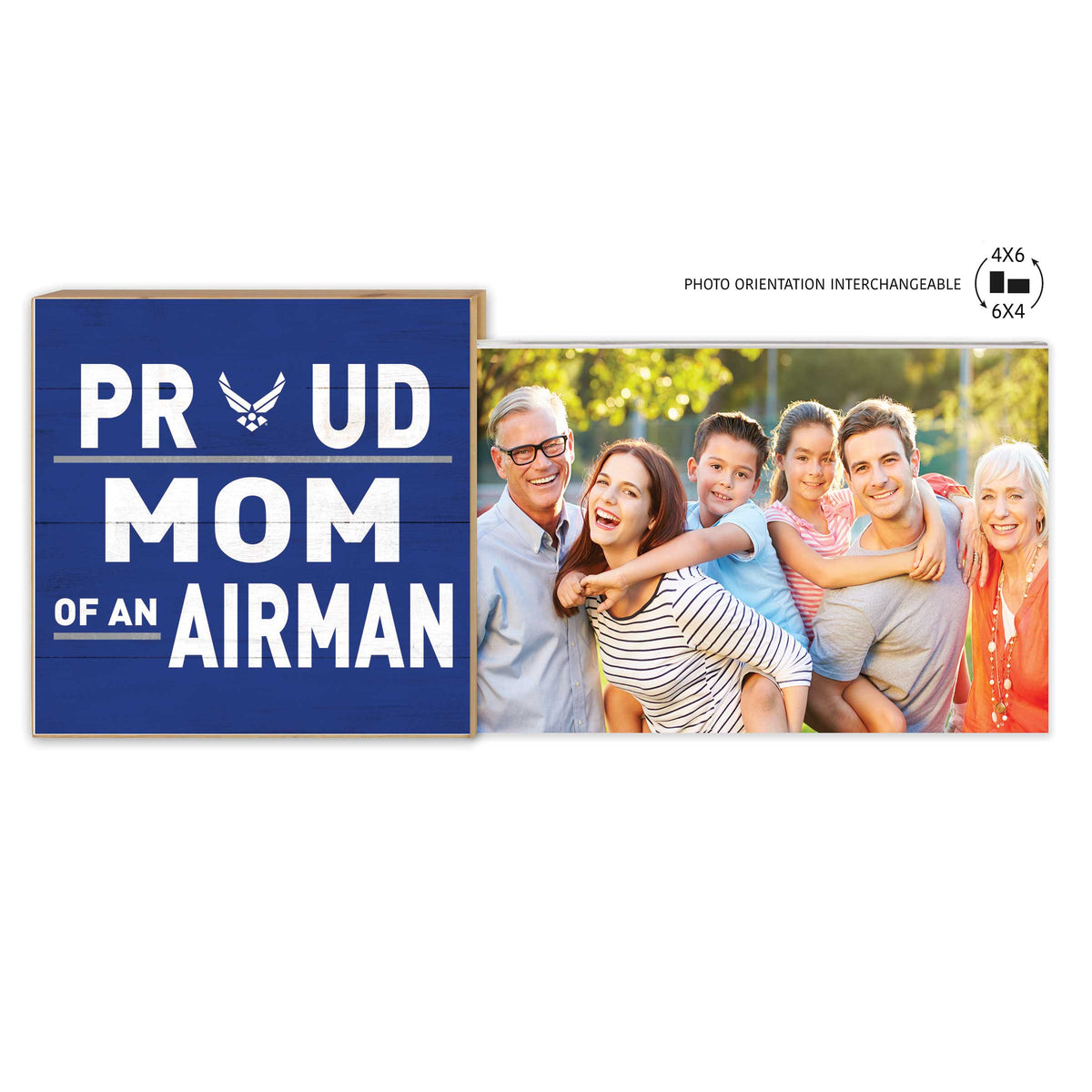 U.S. Air Force Proud Mom Floating Picture Frame — 7.62 Design