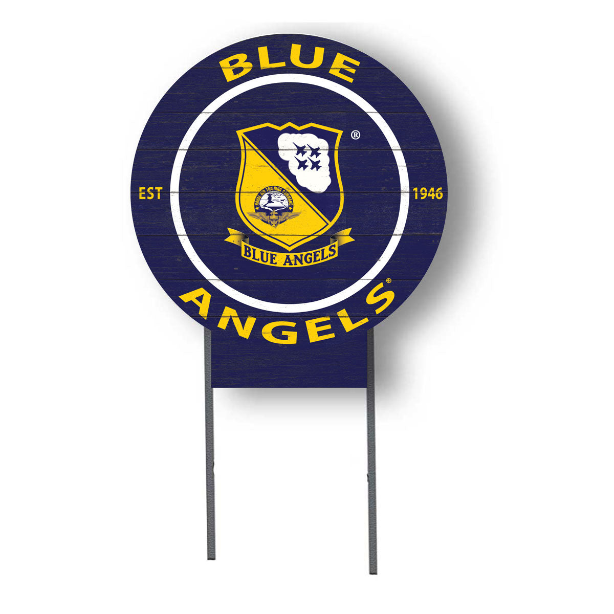 U.S. Navy Blue Angels 20 x 20 inch Lawn Sign — 7.62 Design
