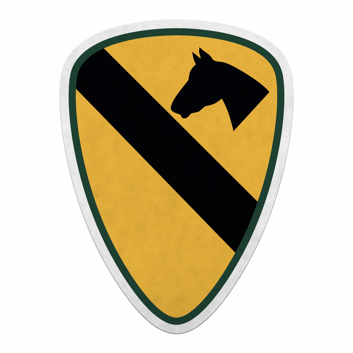 U.S. Army 1st Cavalry Division Die-Cut Pennant by 7.62 Design - Made i