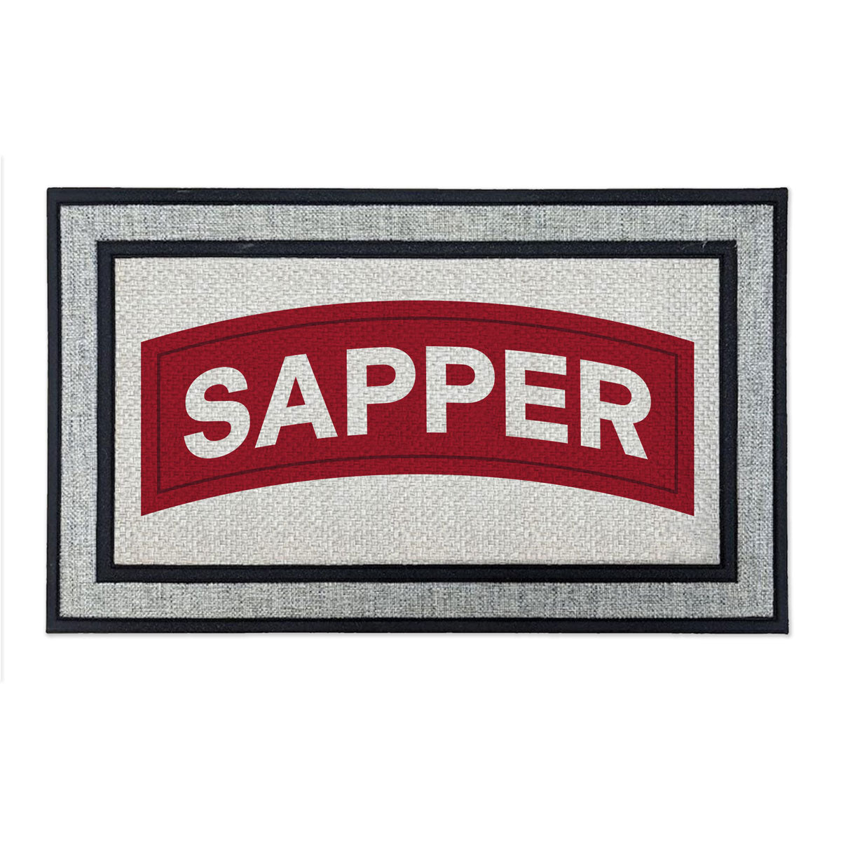 US Army Sapper - 18 x 30 inch Color Doormat — 7.62 Design