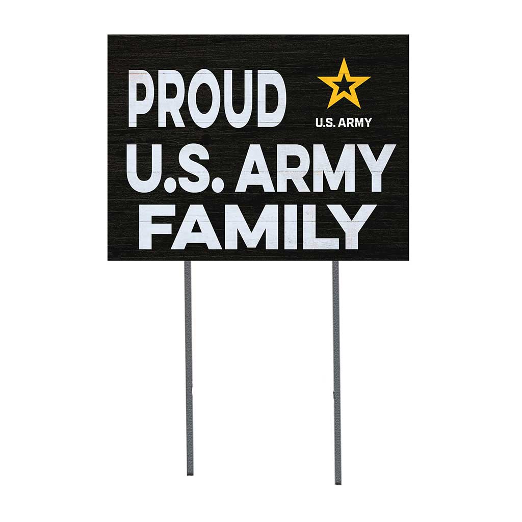 U.S. Army Proud Army Family 18 x 24 inch Lawn Sign — 7.62 Design