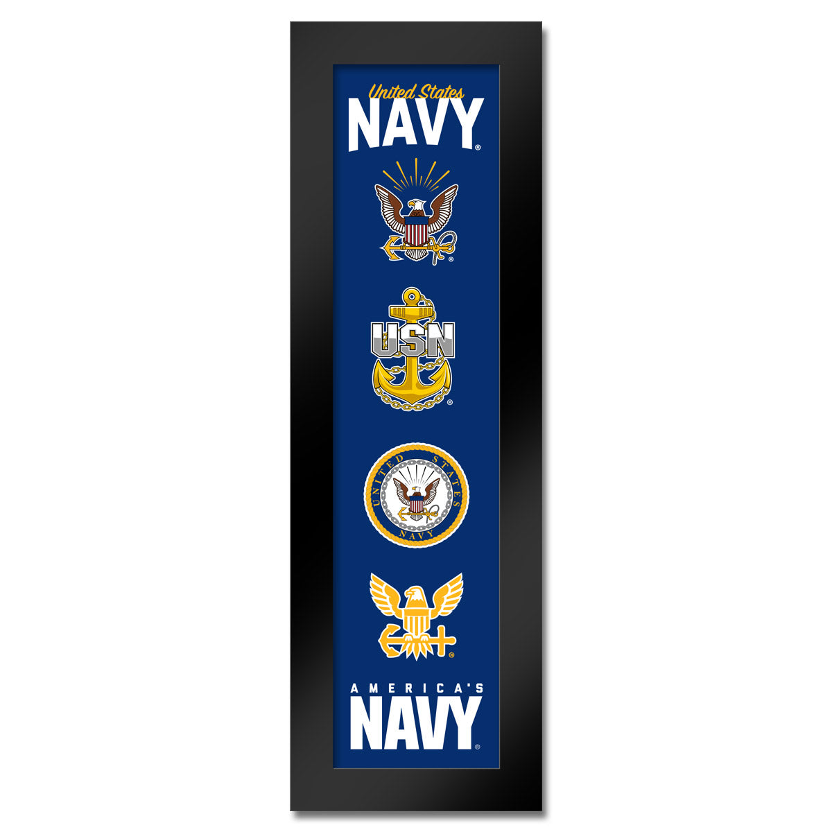 U.S. Navy Heritage Framed Print — 7.62 Design