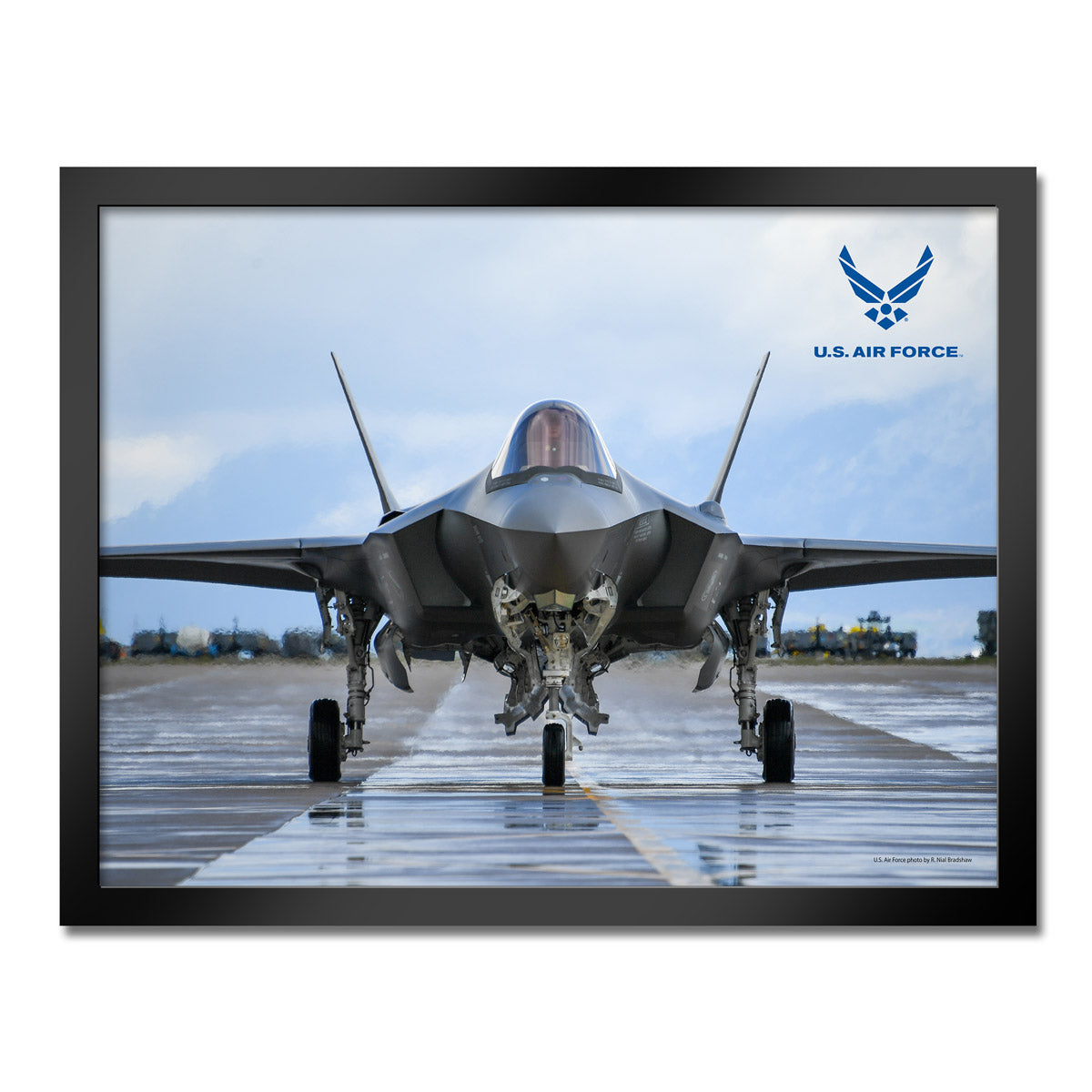 U.S. Air Force F-35 Front Framed Print — 7.62 Design
