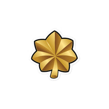 Major / Lieutenant Commander O-4 Military Rank Sticker — 7.62 Design