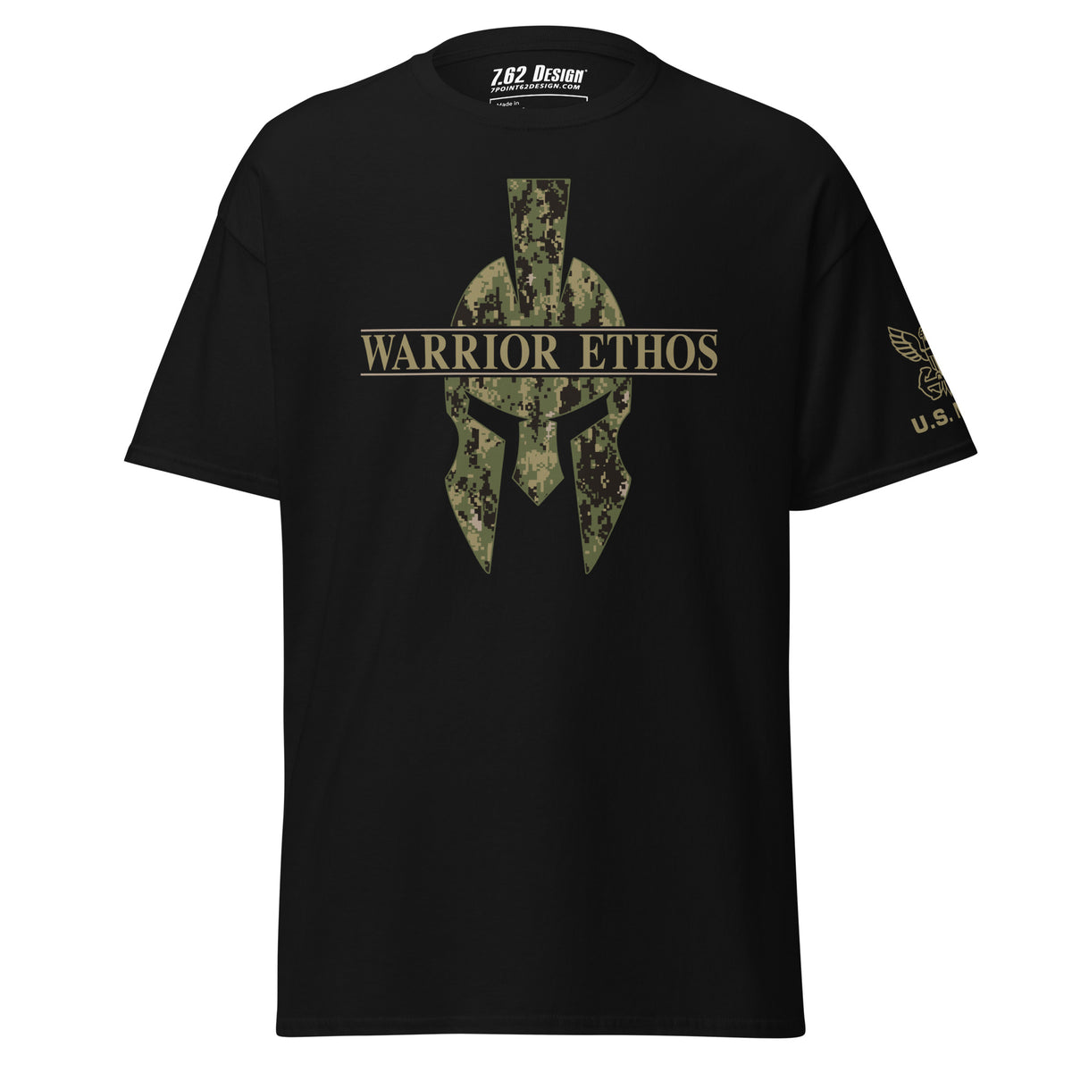 U.S. Navy 'Warrior Ethos' Made To Order T-Shirt — 7.62 Design