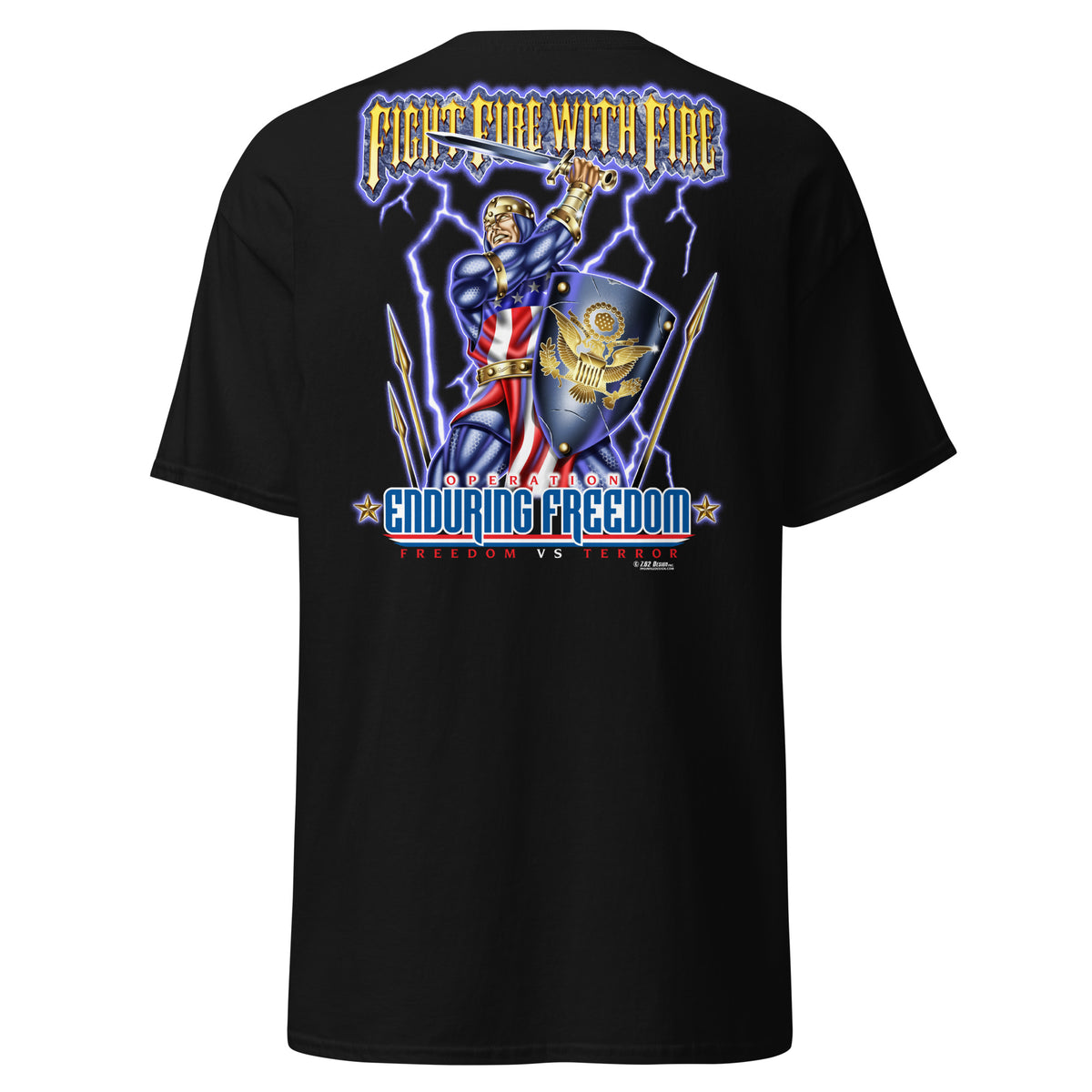 Operation Enduring Freedom 'Enduring Knight' Men's T-Shirt — 7.62 Design