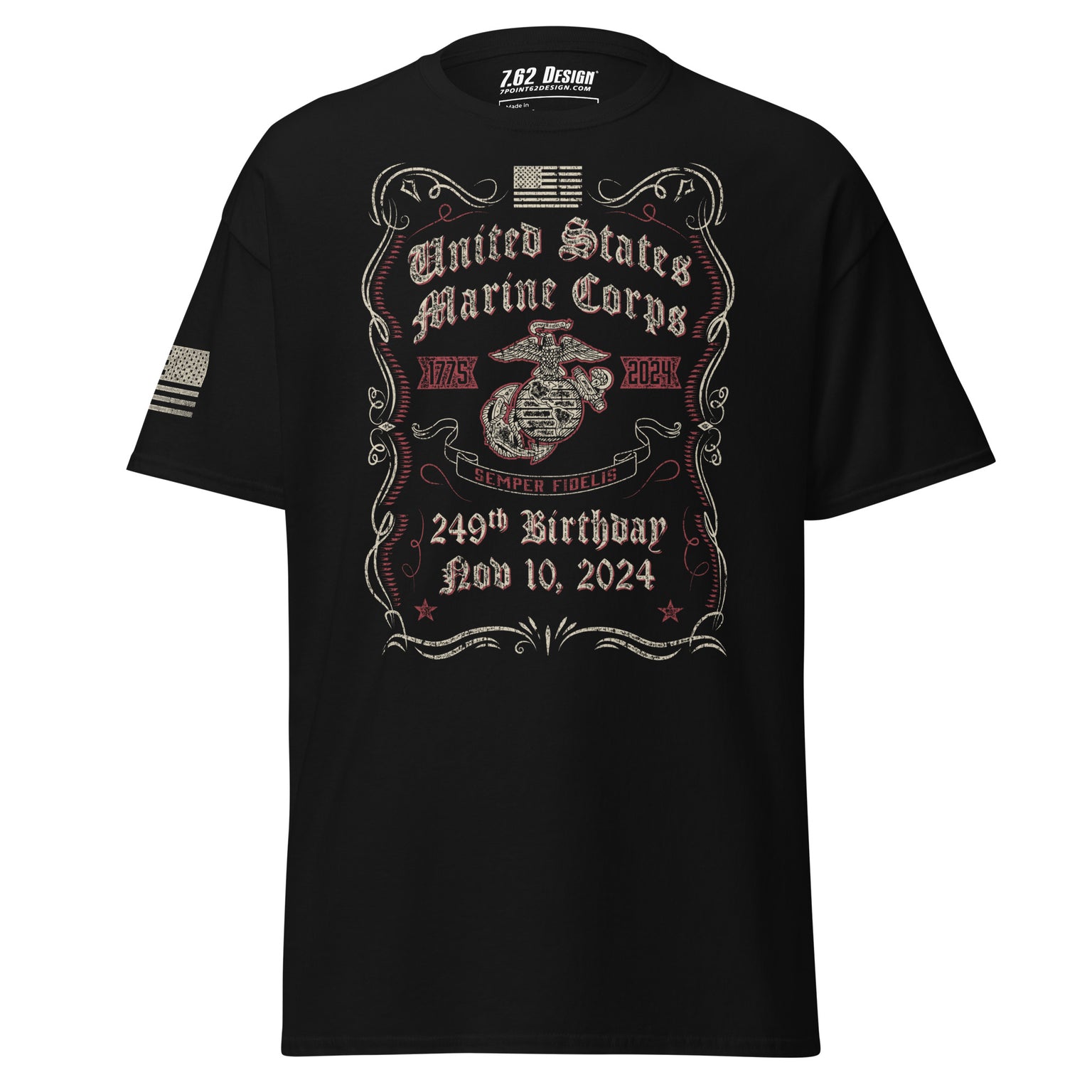 7.62 Design USMC T-Shirts