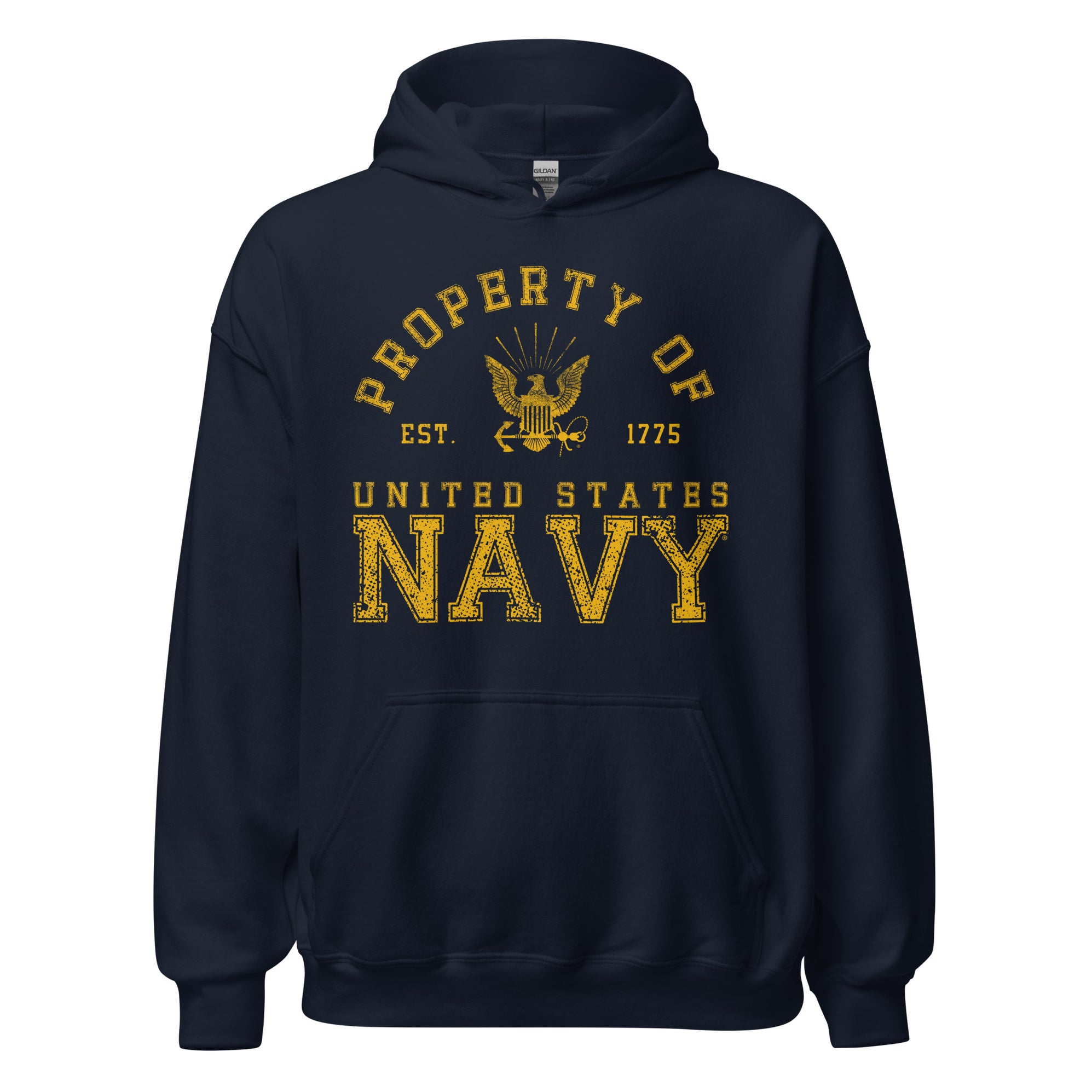 US Navy Property of the Navy Unisex Hoodie — 7.62 Design