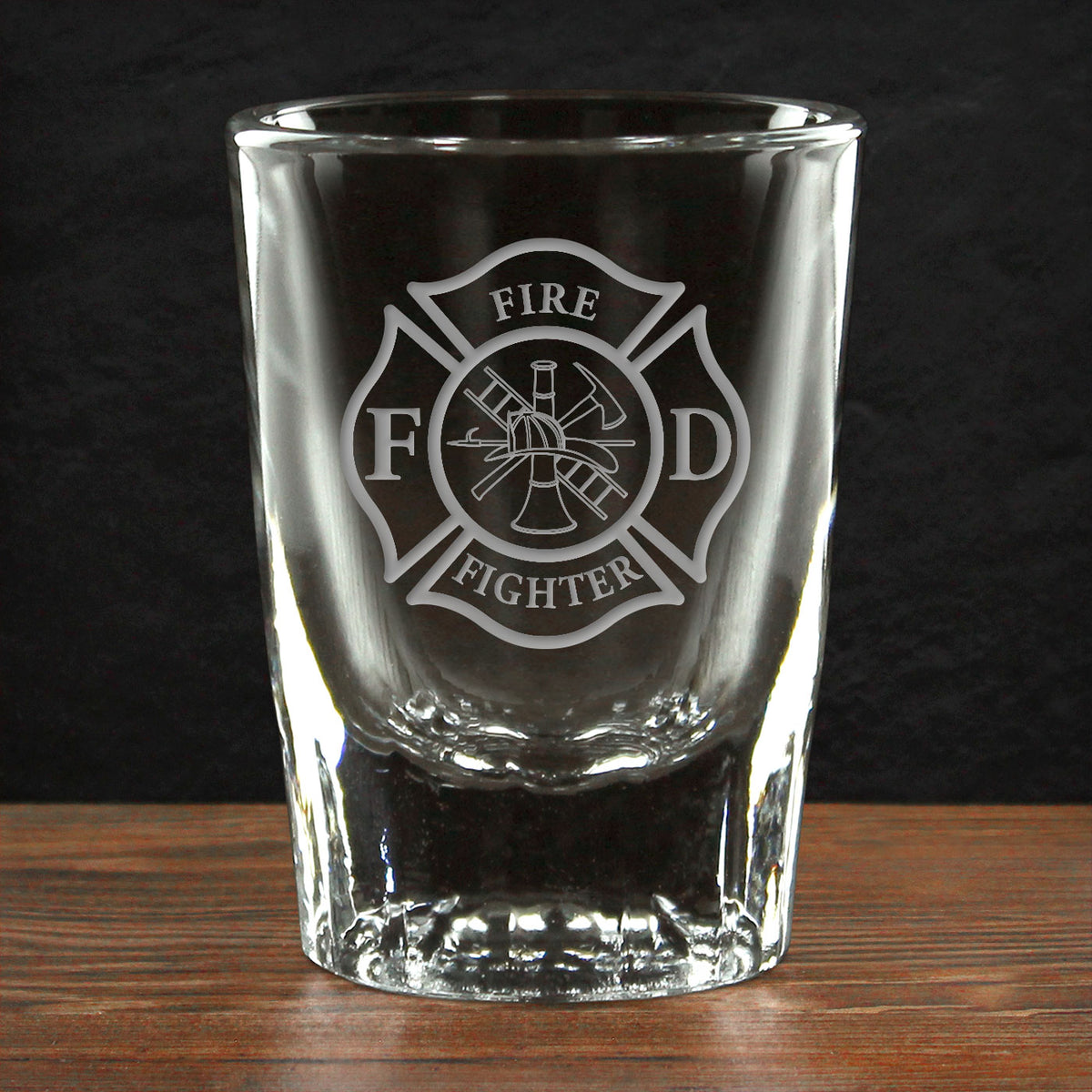 Firefighter 2 oz. Shot Glass — 7.62 Design