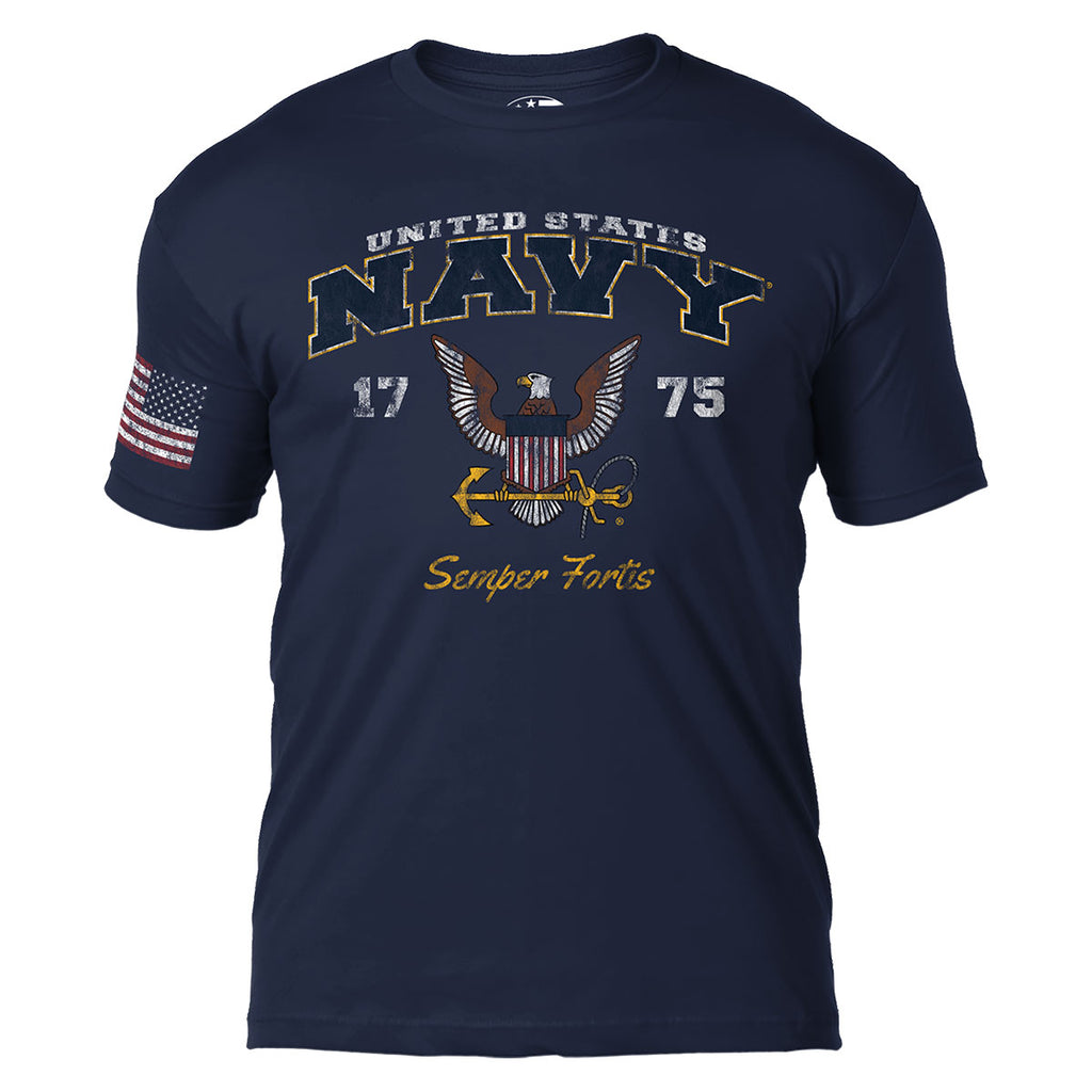 7.62 Design Navy T Shirts
