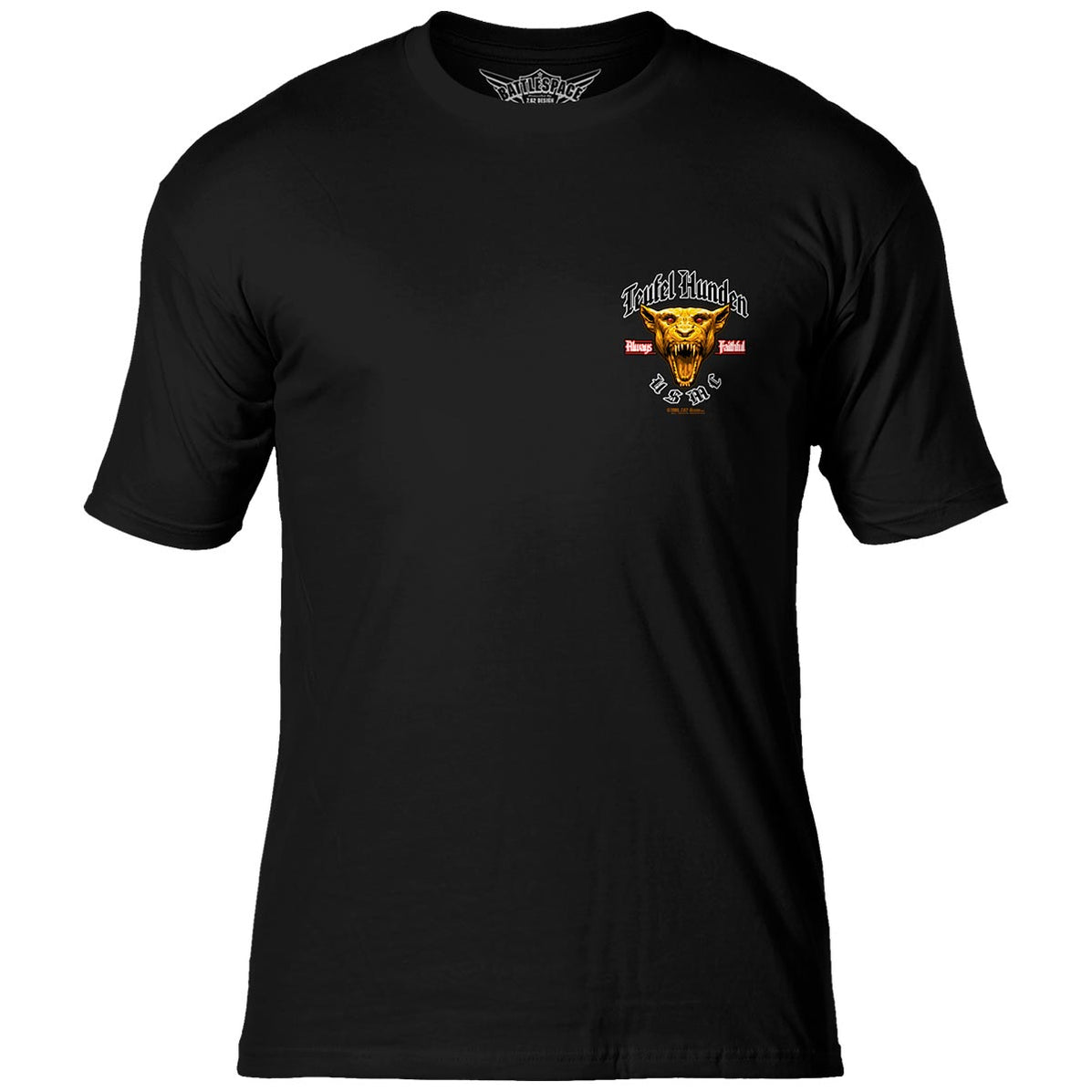USMC 'Devil Dog - Teufel Hunden' 7.62 Design Battlespace Men's T-Shirt